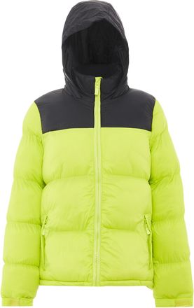 Mymo Wattierte Steppjacke Damen Saure Limette Schwarz