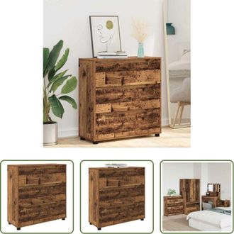 vidaXL Schrank Altholz - Aufbewahrungsschrank Altholz 80 x 31 x 81 cm Holzwerkstoff