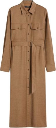 Max Mara Femme, Manteaux, Brun, Taille: 36 FR Stemma Chemisier