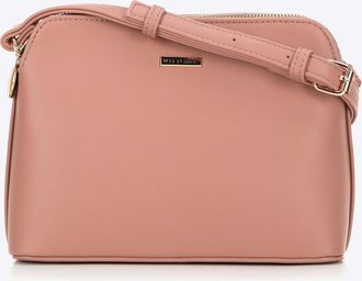 Wittchen Damen-Umh&auml;ngetasche aus &Ouml;ko-Leder, zwei F&auml;cher, rosa