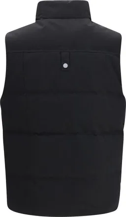 Moose Knuckles Mens Black Cotton Sleeveless Jacket Clothing
