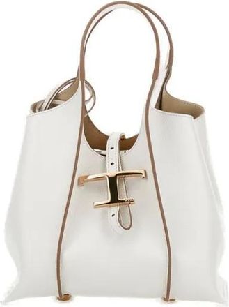 Tod's Tods Hobo Bags - Tsb Shopping Pend. T Mini - Gr. unisize - in Weiß - für Damen