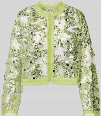 Baum Und Pferdgarten Cropped Jacke mit Ausfransungen