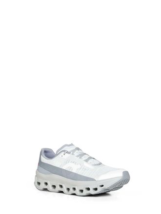 On Mens Iceberg And Tin Cloudmonster Void Sneakers Grey Recycled Polyester Trainers