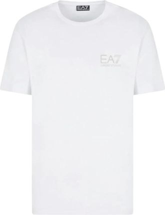 Emporio Armani Emporio Armani Ea7, Homme, Tops, Blanc, Taille: L T-shirt &agrave; Manches Courtes Gold Label
