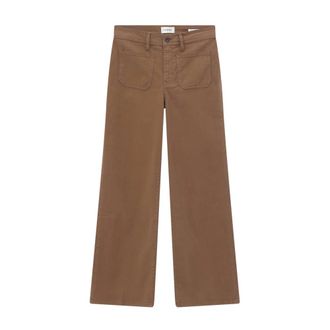 Frame Denim Gerade geschnittene Hose - - Trousers - Damen - Braun - W26
