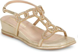 Alma En Pena Alma EN Pena, Femme, Chaussures, Jaune, Taille: 36 EU Sandale compens&eacute;e