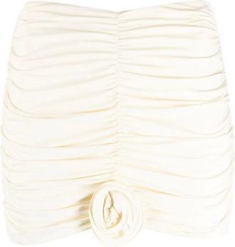 La Reveche Femme, Jupes, Beige, Taille: 38 FR Jupe A-line florale