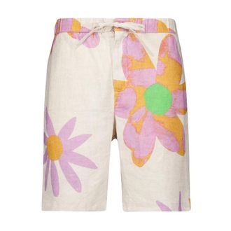 Frescobol Carioca Felipe Leinen Shorts - - Shorts - Herren - Mehrfarbig - W30