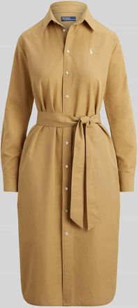 Polo Ralph Lauren Hemdblusenkleid aus Baumwoll-Leinen-Mix