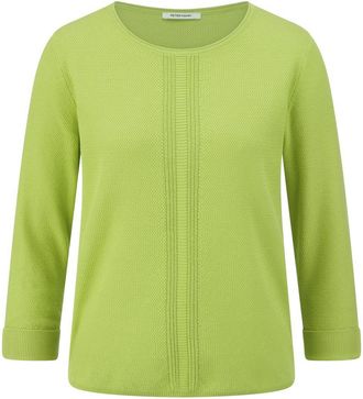 Peter Hahn Rundhals-Pullover Peter Hahn gr&uuml;n