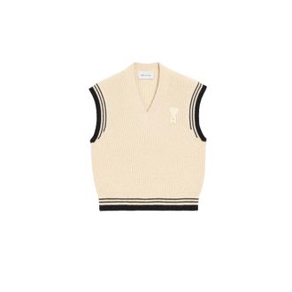 Ami Damen, Strickwaren, Beige, SGr&ouml;&szlig;e