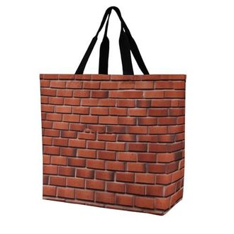 Generic Mur De Briques Rouges Sac A Main Femme L&eacute;ger Sacs De Courses D&eacute;contract&eacute; Sac &Agrave; Bandouli&egrave;re Pour Shopping Plage Voyage