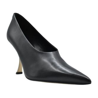 Michael Kors Femme, Chaussures, Noir, Taille: 37 1/2 EU Escarpin Luna en cuir