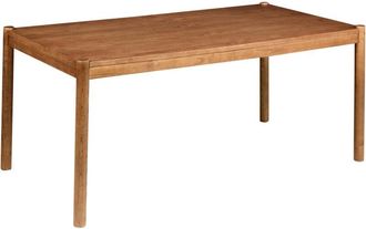 Beliani Esstisch FONDIS Dunkle Eiche 180 cm 80 cm