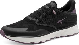 Tamaris Schn&uuml;rer Damen Vegan sportlich schwarz,EU 37