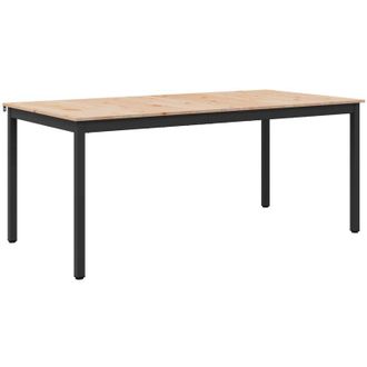 vidaXL Esstisch Natur 180 x 90 x 75 cm Massives Kiefernholz vidaXL