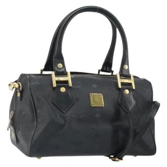MCM Sac &agrave; main Pre-owned - Femme - Pre-owned - Noir - Taille: ONE Size