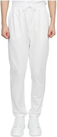 C.P. Company C.p. Company, Homme, Pantalons, Blanc, Taille: XL Jogging Pants Stretch Fleece
