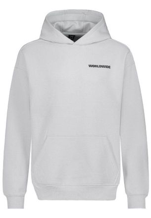 Sublevel Hoodie mit Weltmotiv und K&auml;ngurutasche Sweat WORLDWIDE