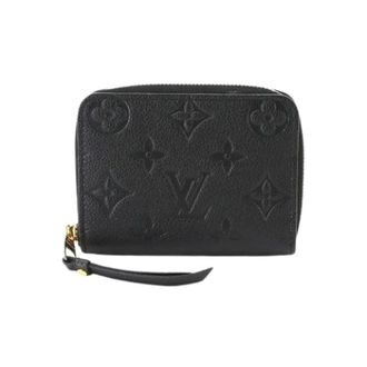 Louis Vuitton Porte-monnaie Pre-owned Monogram Empreinte - Femme - Pre-owned - Noir - Taille: ONE Size