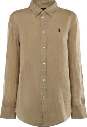 Polo Ralph Lauren Damen, Blusen & Hemden, Beige, MGr&ouml;&szlig;e
