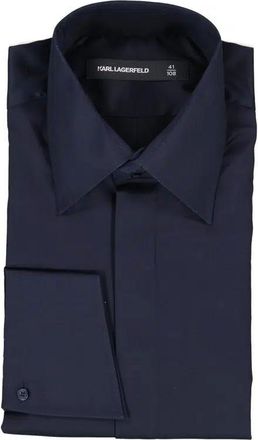Karl Lagerfeld Herren Hemd blau