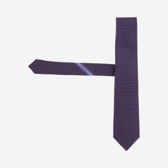 Ferragamo Mens Tie, Patterned Silk Multicolour Ties & Bow