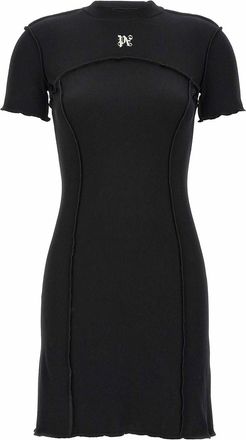 Palm Angels Knielanges Kleid - Schwarz