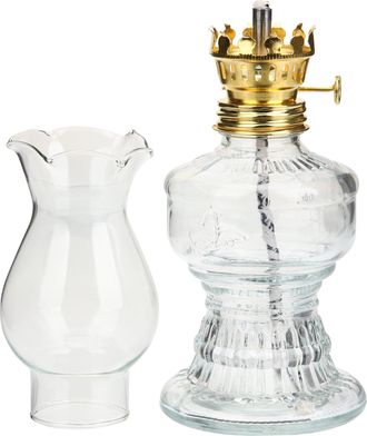 Angoily Rustikale Petroleumlampe Gro&szlig;e Kammer &Ouml;llampe aus Glas f&uuml;r K&uuml;che und Wohnzimmer Stimmungsvolles Nachtlicht und Vintage Look