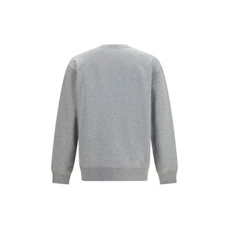 Balmain Mens Gray Cotton Sweatshirt Clothing