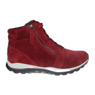 Gabor Rollingsoft Schn&uuml;rstiefel - - Shoes - Damen - Rot - 38 1/2 EU