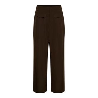 Kaffe Pantalon - Femme - Pantalons - Brun - Taille: 48 FR