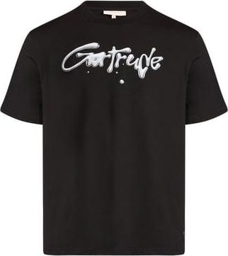 Gertrude T-shirt imprim&eacute; Leonce en coton
