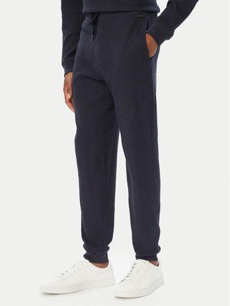 HUGO BOSS Jogginghose Structure 50540577 Dunkelblau Regular Fit