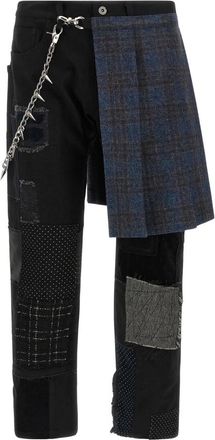Junya Watanabe Herren, Jeans, Schwarzk, MGr&ouml;&szlig;e