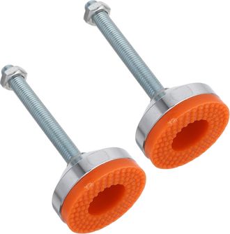 DOITOOL 2 St&uuml;ck Schwerlast Verstellbare Maschinenfu&szlig; mit Drehbarer Stahlbasis und Rutschfestem Gummipolster H&ouml;henverstellbare Werkbankf&uuml;&szlig;e f&uuml;r Industrie Werks