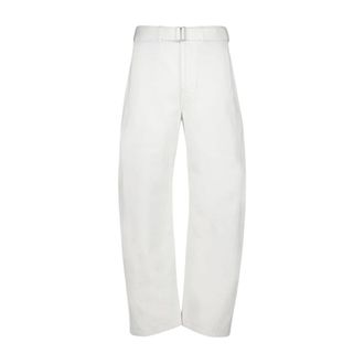 Christophe Lemaire Twisted Belted Pants - - Jeans - Herren - Wei&szlig; - S