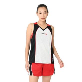 New Balance Damen Basketball Performance Mesh Jersey in Schwarz/Wei&szlig;, Gr&ouml;&szlig;e XL