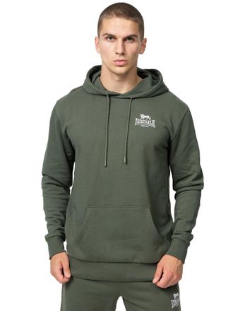Lonsdale Herren Kapuzensweatshirt TALMINE Normale Passform, Green/White, XL