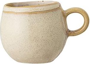 Bloomingville Tasse April, gelb grau grün naturfarben, Keramik, 1 Stück (1er Pack)