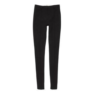 Acne Studios Pelli Bi-Stretch Woll-Twill Hose - - Trousers - Damen - Schwarzk - M