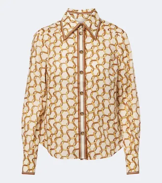 Zimmermann Chemise en ramie &agrave; imprim&eacute;