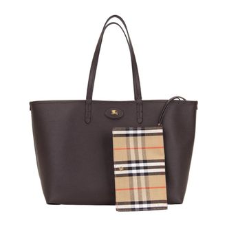 Burberry Femme, Sacs, Brun, Taille: ONE Size Cabas en cuir