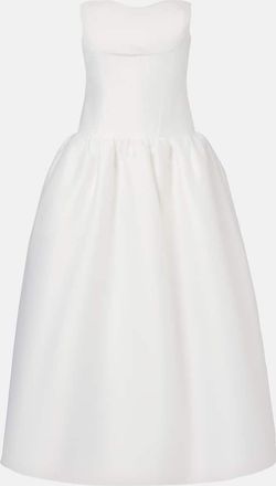 Self Portrait Robe bustier en taffetas