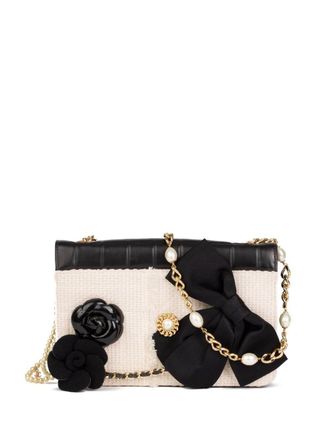 Chanel sac porté épaule Choco Bar (années 1990) - Noir