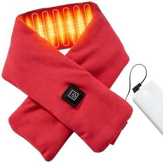 Generico &Eacute;charpe Chauff&eacute;e Pour Femmes | Bandeau &Agrave; 3 Niveaux Aliment&eacute; Par USB,&Eacute;charpe Dhiver Avec USB Pour R&eacute;chauffer Le Cou | Pour Femmes Hommes Maman Ski Cour
