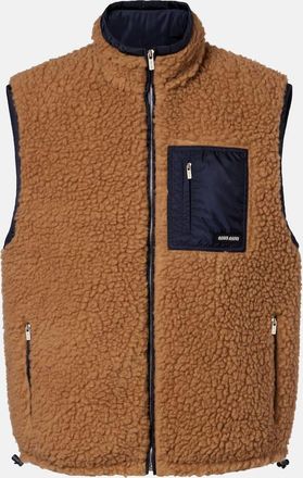 Miu Miu Veste doudoune sans manches en laine mélangée