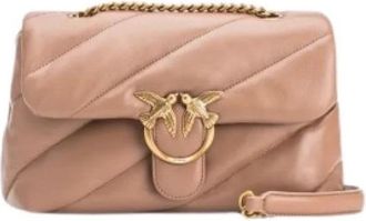 Pinko Pinko, Femme, Sacs, Rose, Taille: ONE Size Classic Love Bag Puff Maxi Quilt