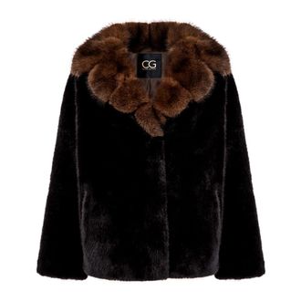 Cesare Gaspari Faux Arena Jacke - - Jackets - Damen - Braun - M
